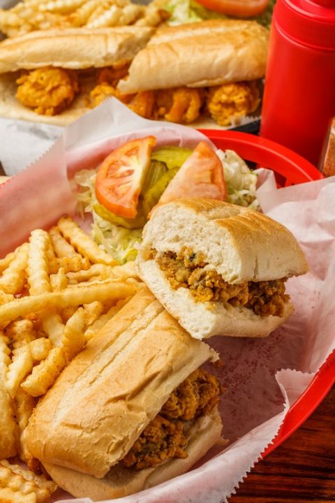 Fried Crawfish Po-Boy | Shanes Seafood & BarBQ - Bossier City - Order ...